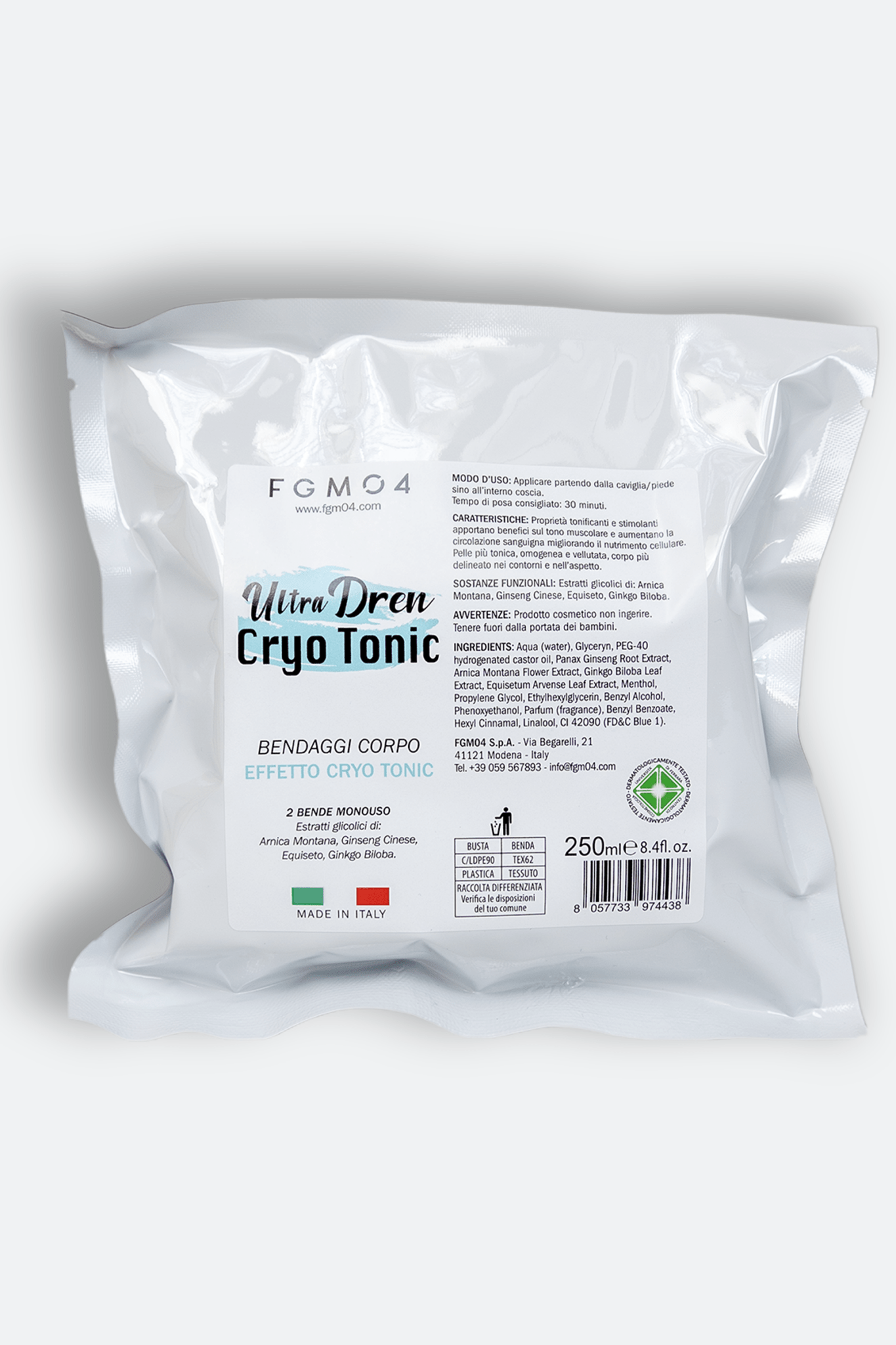Bendaggio Drenante Corpo Ultra Cryo Dren Tonic