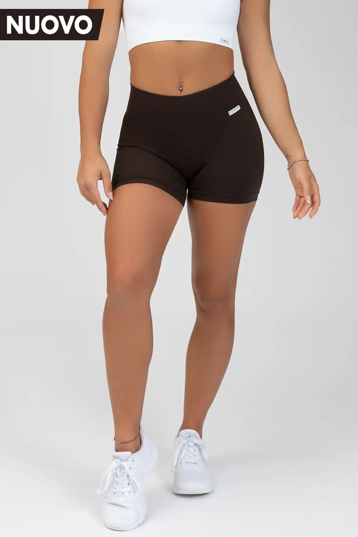 Shorts Confidence Marrone Caffè modellanti con Tecnologia F.I.R